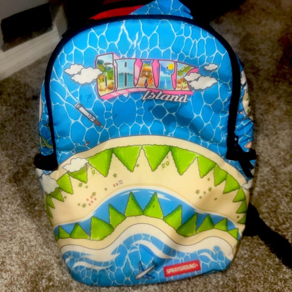 Sprayground | Bags | Mini Spray Ground Backpack Shark Island Limited ...